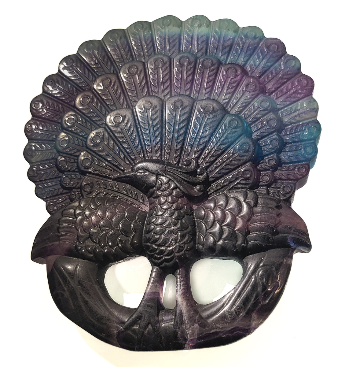 Fluorite Carved Peacock – The Sensi Side Gallery