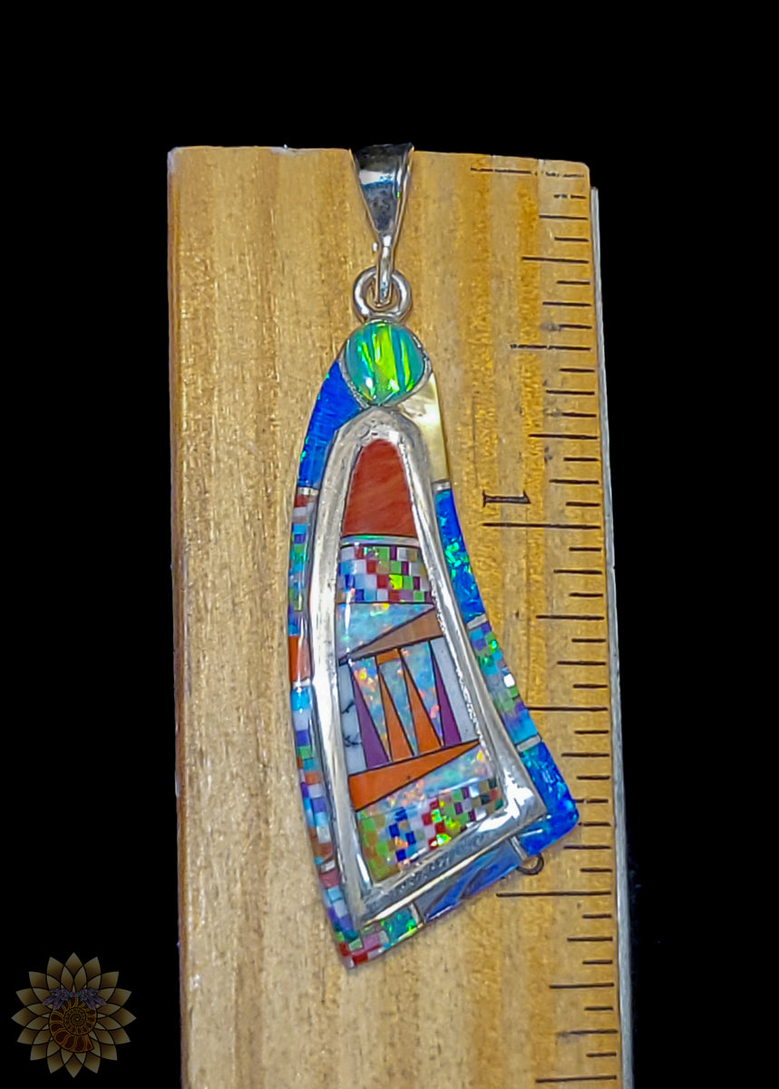 Native Mosaic Pendant – The Sensi Side Gallery